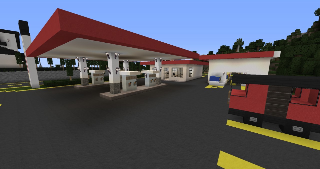 Gas station Minecraft Map