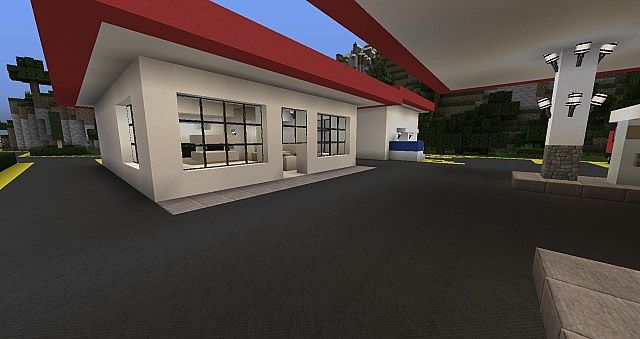 Gas station Minecraft Map