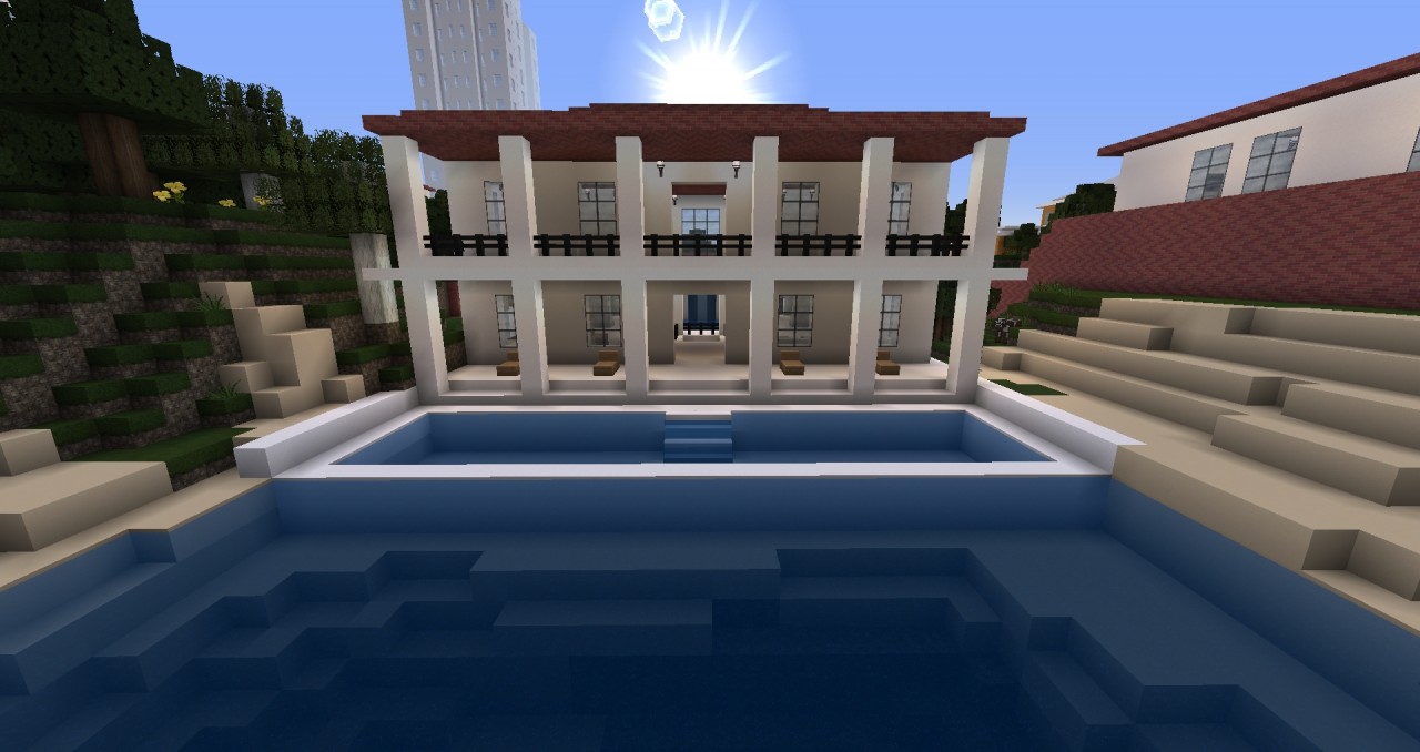Roman style villa Minecraft Map