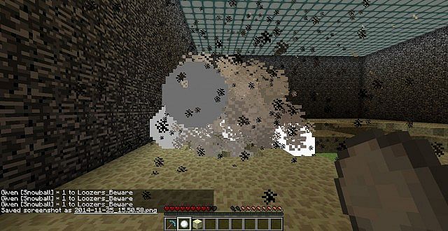 Super Spleef W/ explosive snowballs Minecraft Map