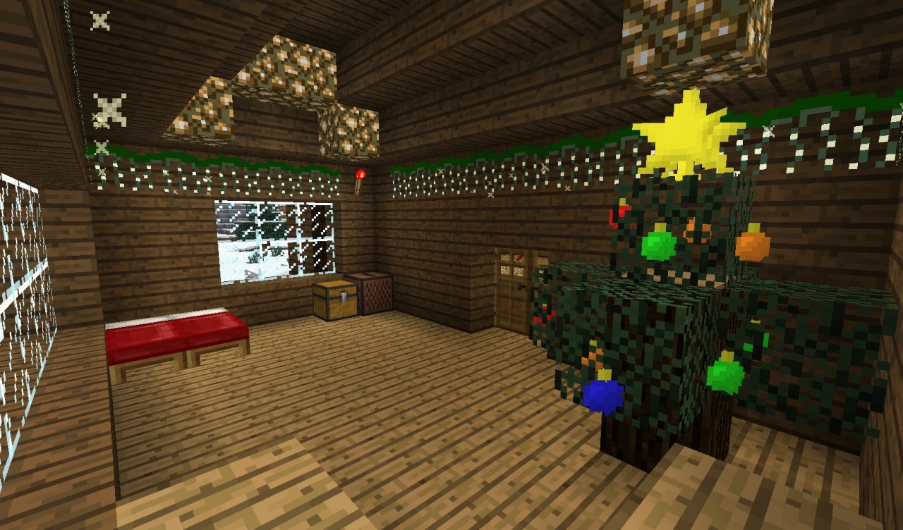 Christmas Cabin Minecraft Map