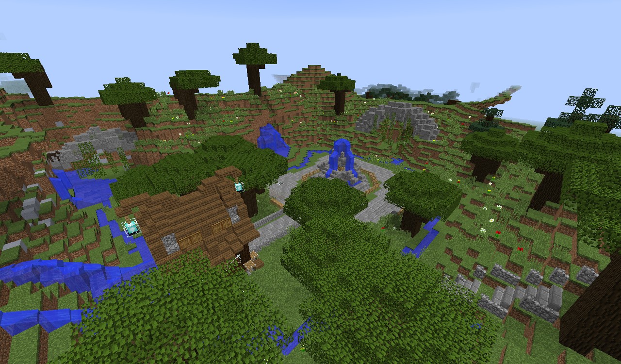 Open-World Map Minecraft Map