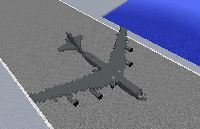 B-52 H Stratofortress 1:1 Scale Minecraft Map