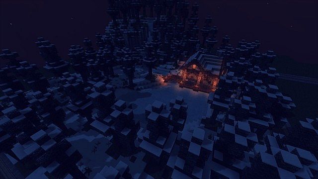 Amberwater house Minecraft Map