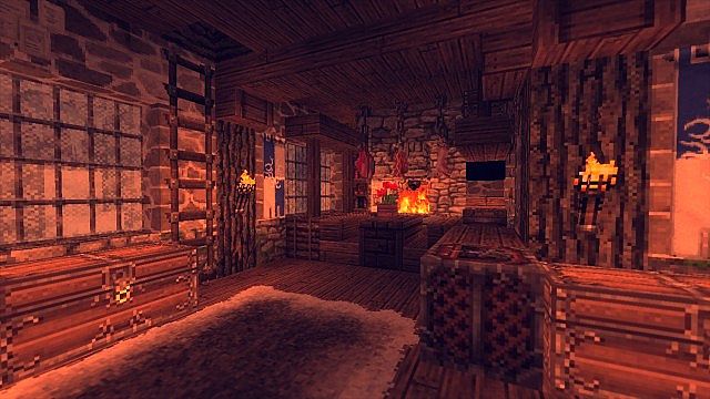 Amberwater house Minecraft Map