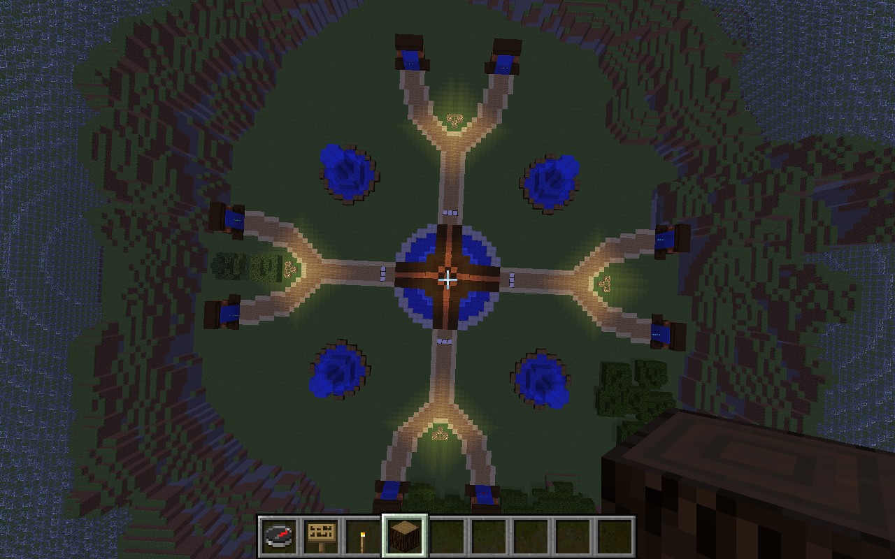 Modern Hub Server Spawn Minecraft Map