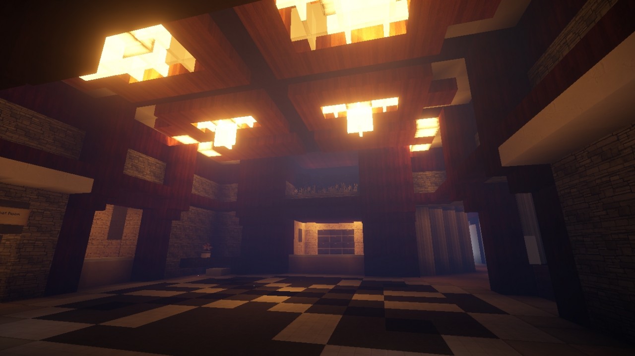 Huntington's Hotel Lobbys Minecraft Map