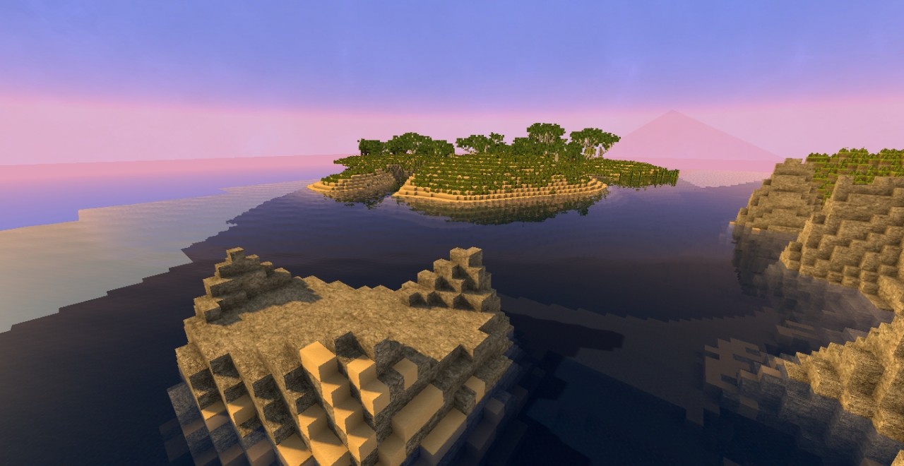 Custom-terraformed Savannah Map Minecraft Map