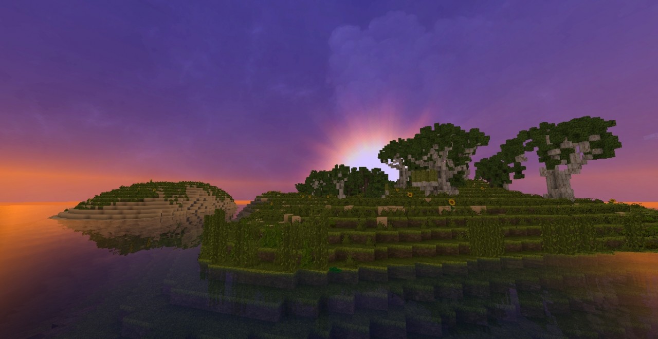 Custom-terraformed Savannah Map Minecraft Map