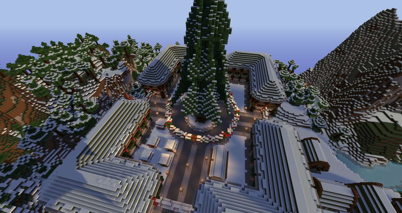 Winter Village Minecraft Map