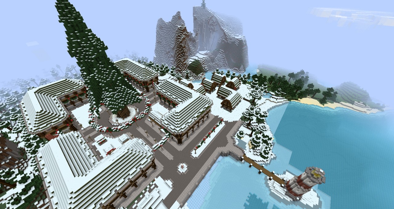 Winter Village Minecraft Map