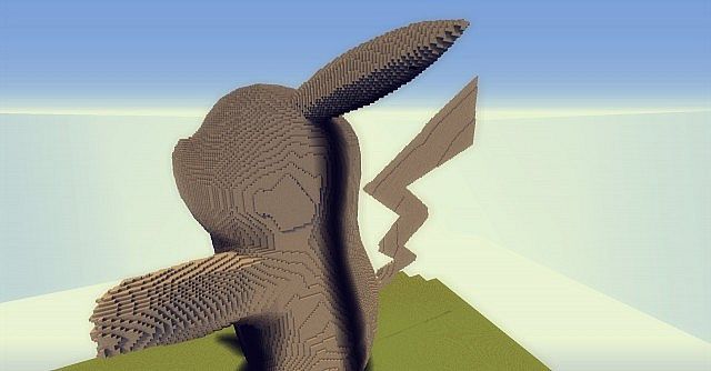 Pikachu Statue Minecraft Map