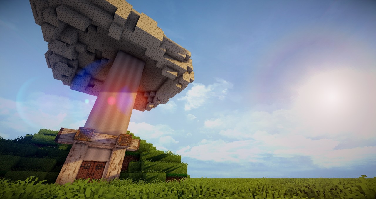 Mushroom House / Hobbit Hole Minecraft Map