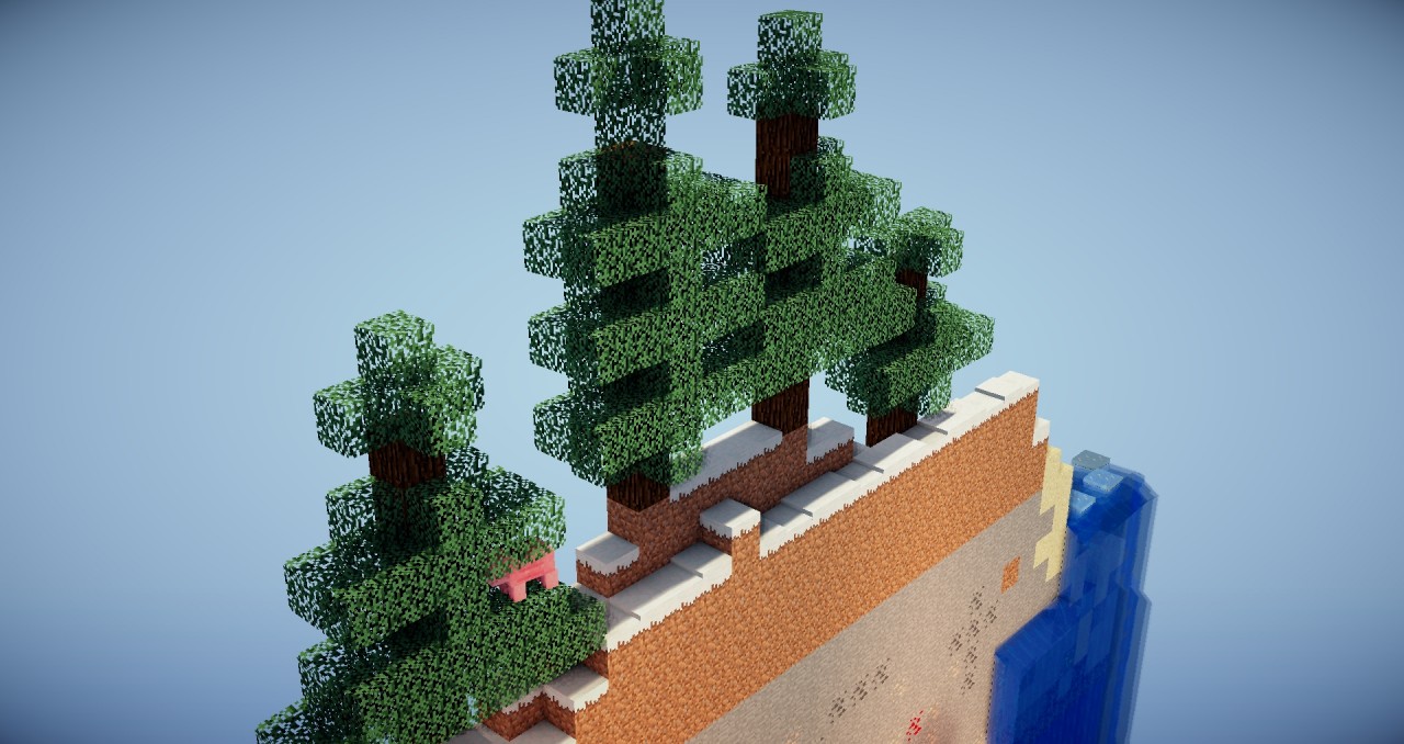 Skyland 2D Minecraft Map