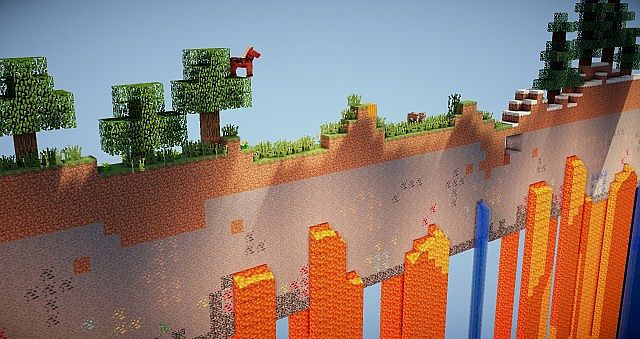 Skyland 2D Minecraft Map