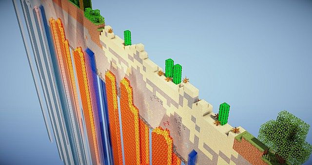 Skyland 2D Minecraft Map