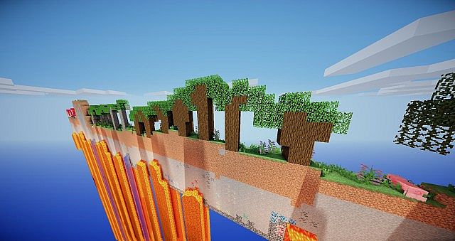 Skyland 2D Minecraft Map