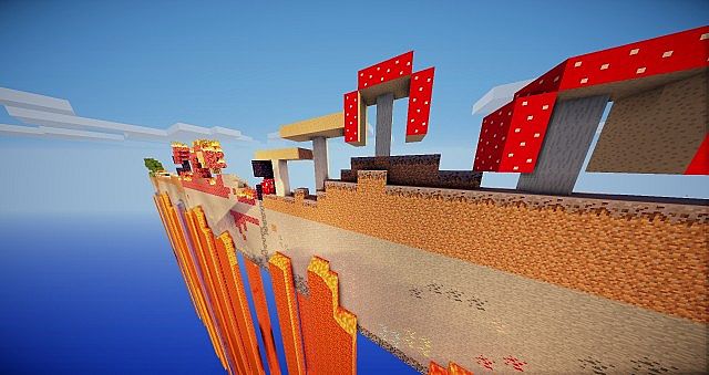 Skyland 2D Minecraft Map