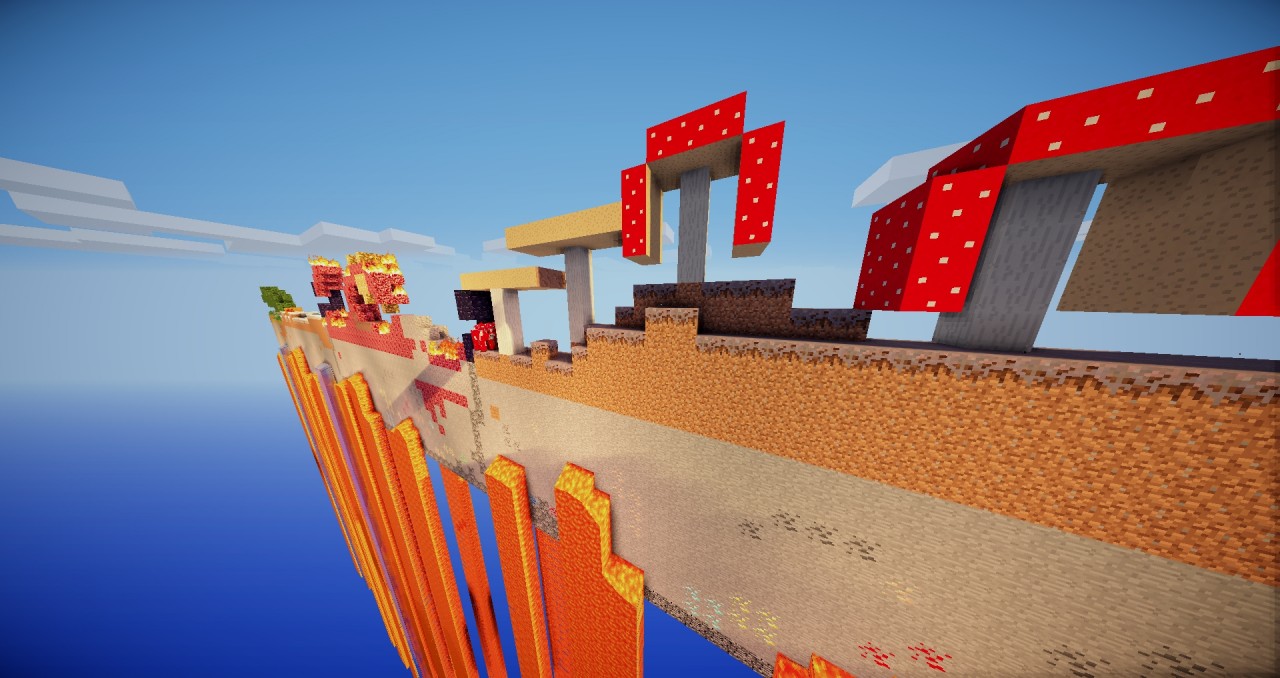 Skyland 2D Minecraft Map