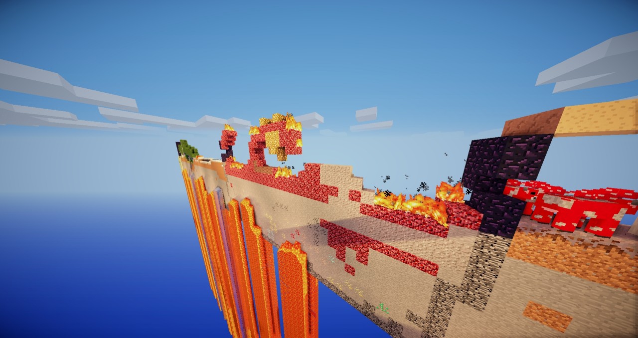 Skyland 2D Minecraft Map