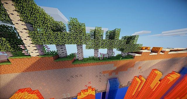 Skyland 2D Minecraft Map