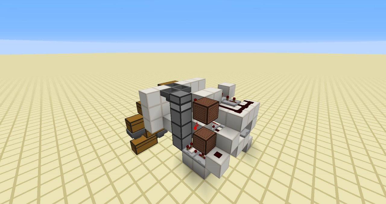 Semi-automatic Water Bucket Filling/Emptying Station Minecraft Map