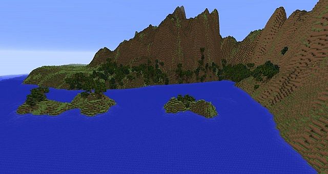 Island terraform Minecraft Map