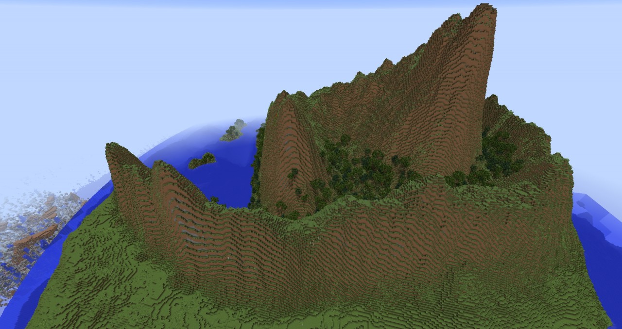 Island terraform Minecraft Map