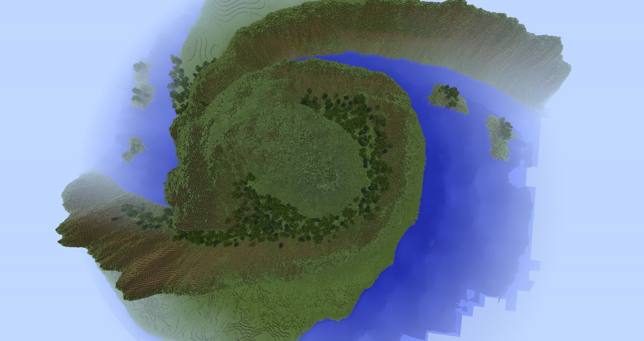 Island terraform Minecraft Map