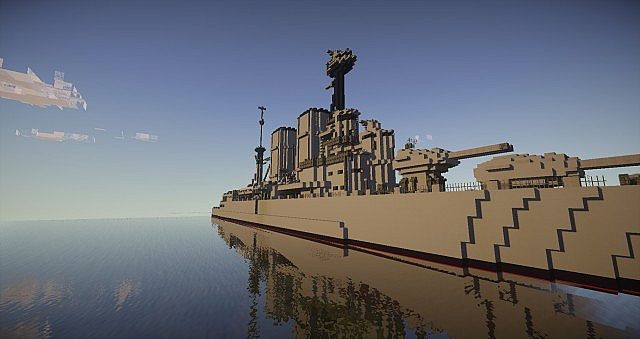 HMS Hood Minecraft Map