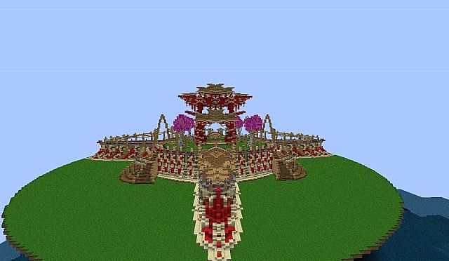 Japanese spawn Minecraft Map