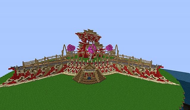 Japanese spawn Minecraft Map