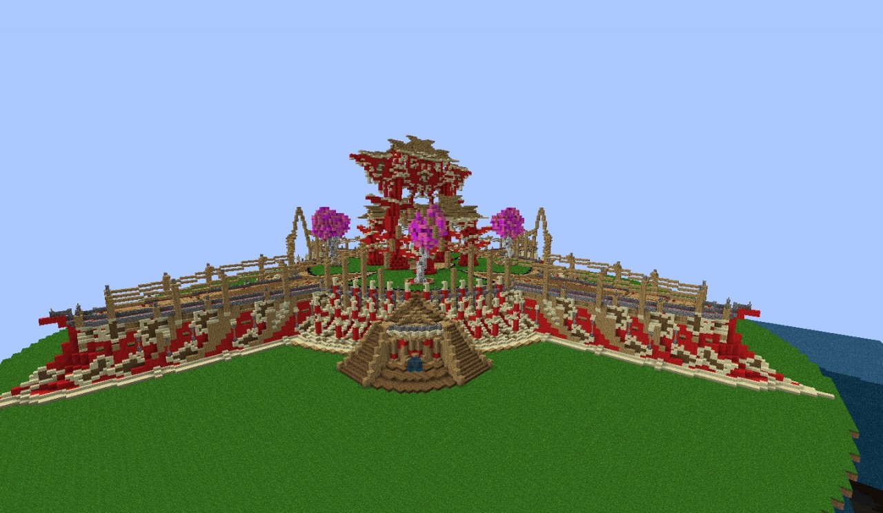 Japanese spawn Minecraft Map