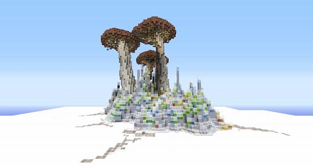 "Psycadelica" - 3 Shrooms in Crystalicland Minecraft Map