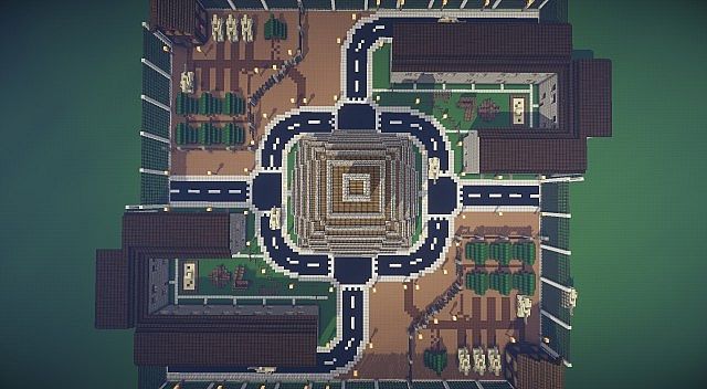 Main Square Minecraft Map