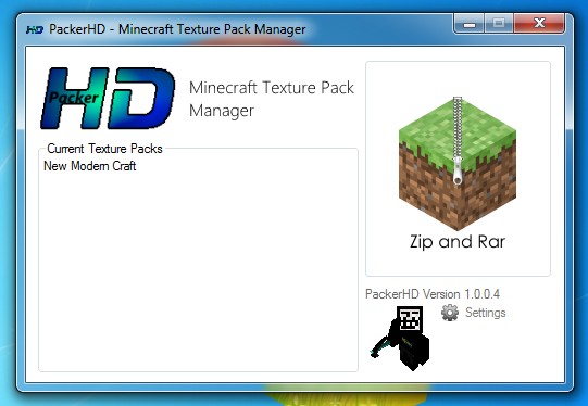 PackerHD - Texture Pack Manager [1.0.0.4] Minecraft Mod
