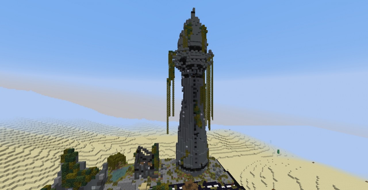 Skytower - An apocalyptic Auckland. Minecraft Map