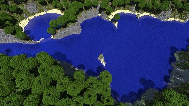 [Download] Custom Terrain Cliffs and Rivers Minecraft Map