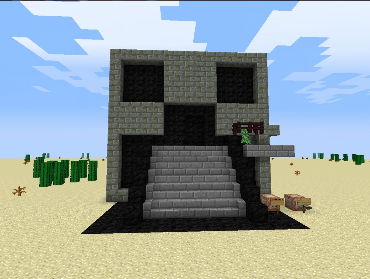 Creeper Temple Minecraft Map