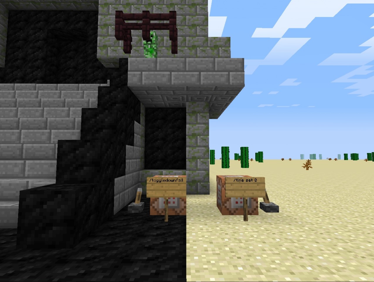 Creeper Temple Minecraft Map