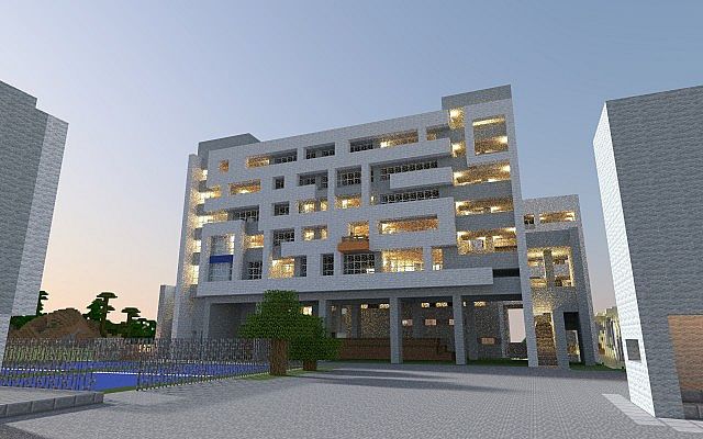 Diocesan Boys' School: Sports and Dormitory Complex Minecraft Map