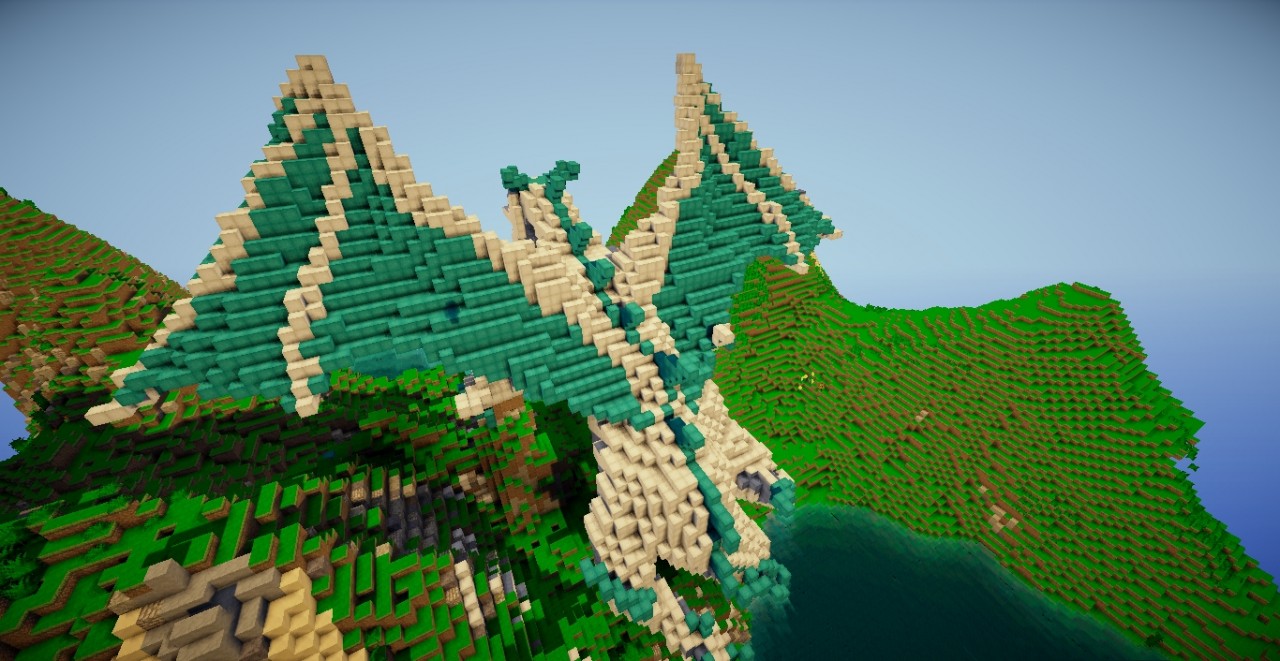 Ice dragon Minecraft Map