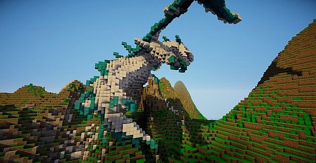 Ice dragon Minecraft Map