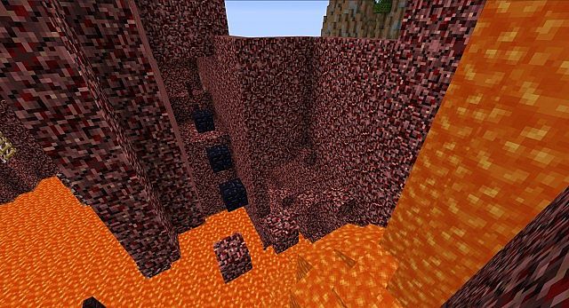 Fire Caves Parkour Minecraft Map