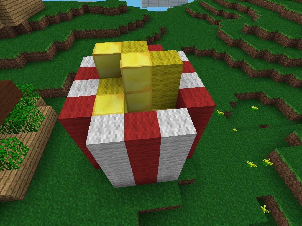 Food. Pixelated food. Minecraft Map