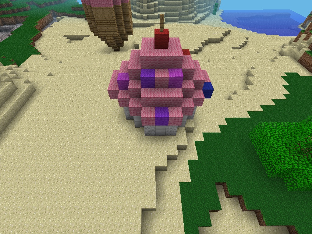 Food. Pixelated food. Minecraft Map