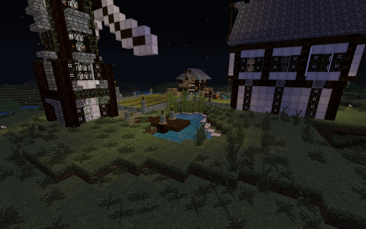 Medieval survival house Minecraft Map