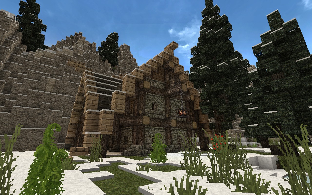 Nordic Style house. Minecraft Map