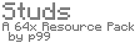Studs Minecraft Texture Pack