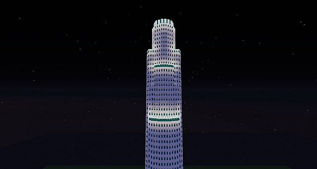 U.S Bank Tower (Library Tower), Los Angeles Minecraft Map